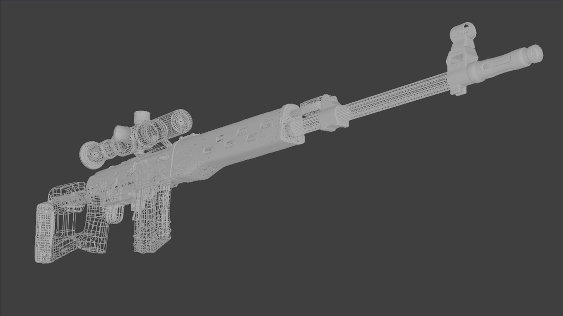 SVD Dragunov 3D Model - TurboSquid 2217863