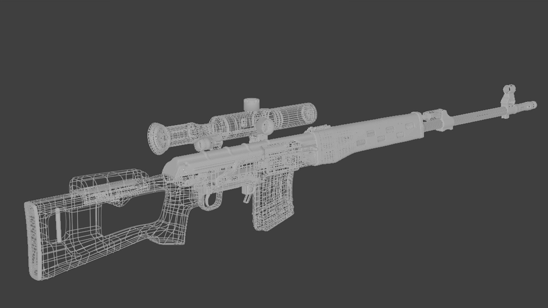 SVD Dragunov 3D Model - TurboSquid 2217863