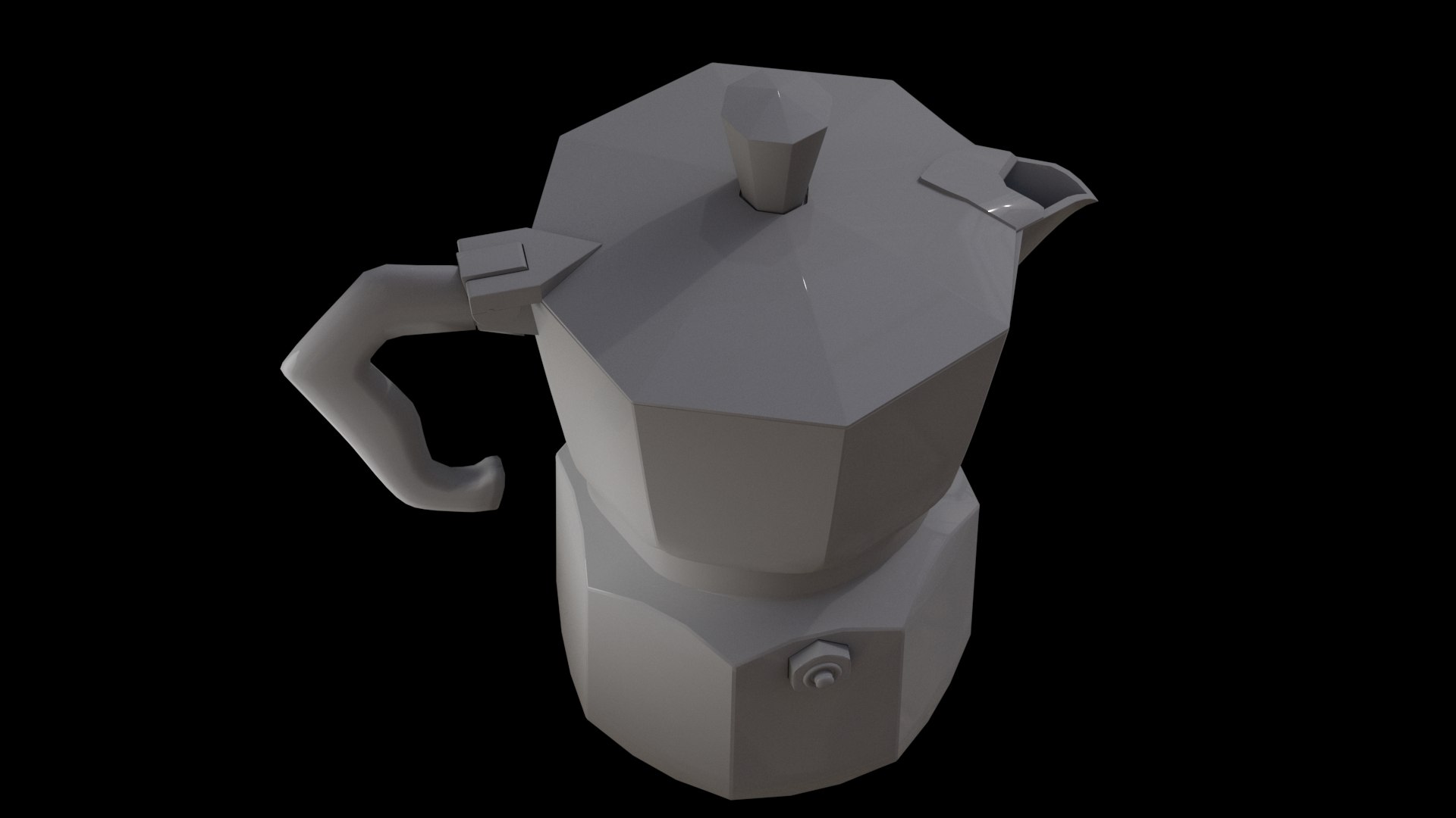 Vintage Coffee Kettle 2on1 Normal And Rusted Textures 3D Model ...