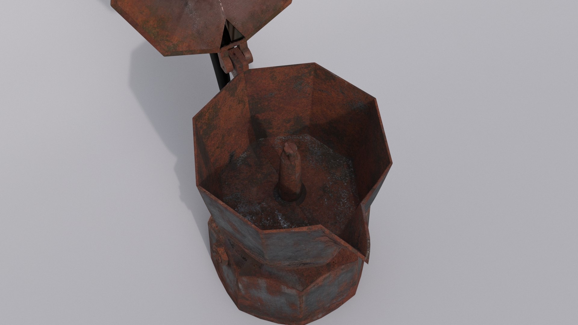 Vintage Coffee Kettle 2on1 Normal And Rusted Textures 3D Model ...