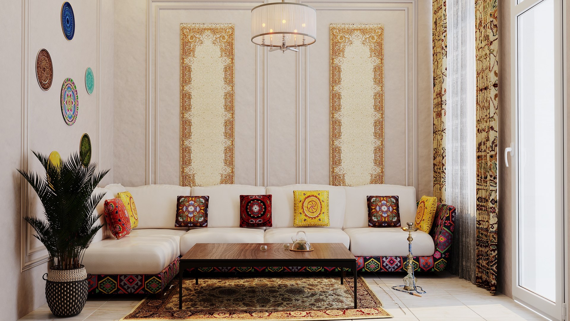 Islamic Dining Room Model - TurboSquid 2302138