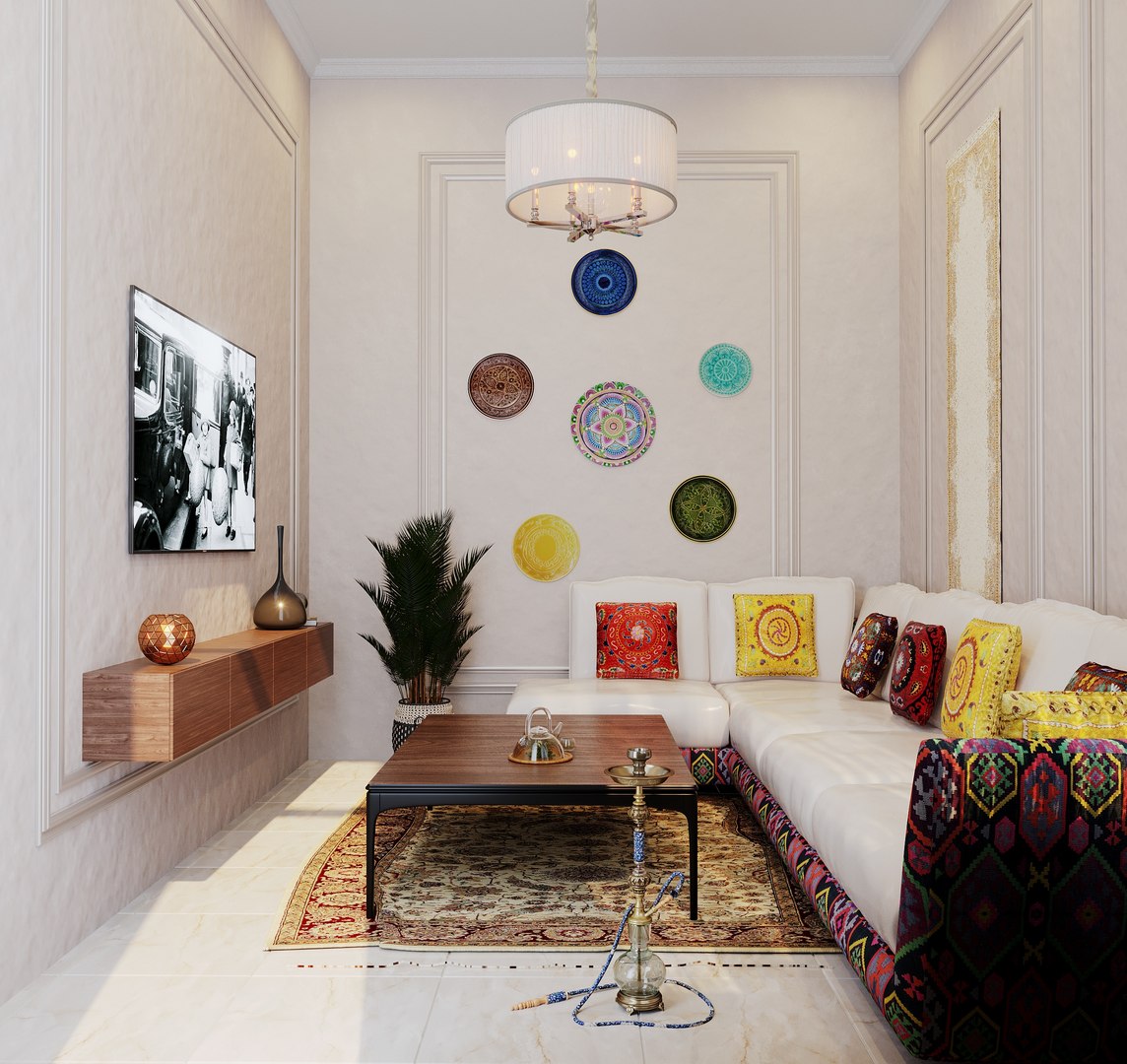 Islamic Dining Room Model - TurboSquid 2302138