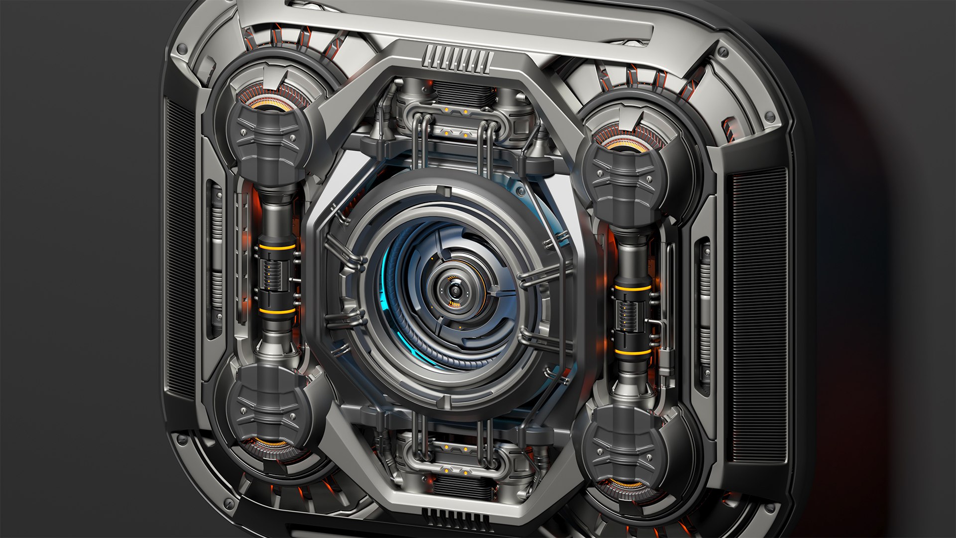 3D Sci-Fi Kitbash Mega Elements 4 - Full Pack - TurboSquid 1982153