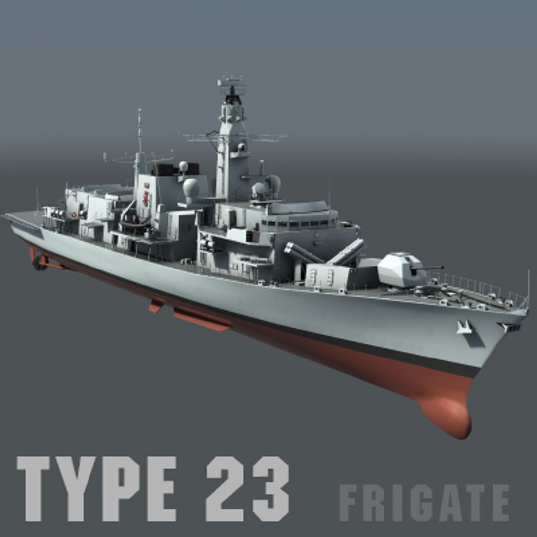 Type 23 - Ships 3d Model