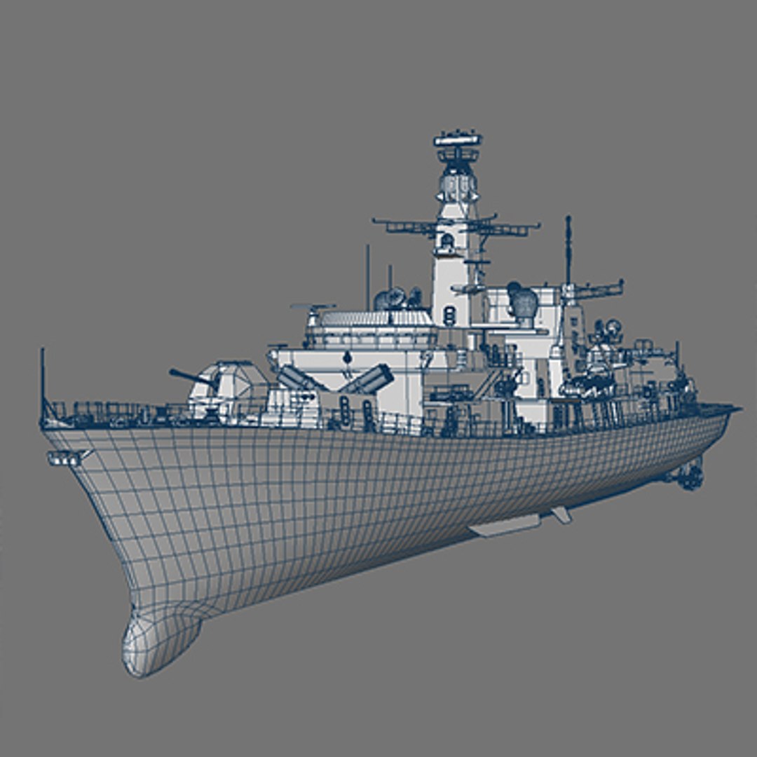 Type 23 - Ships 3d Model