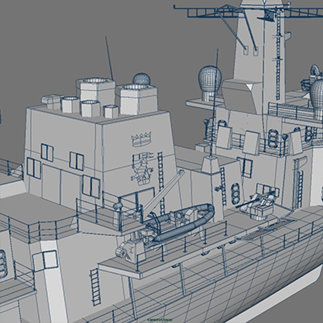 Type 23 - Ships 3d Model