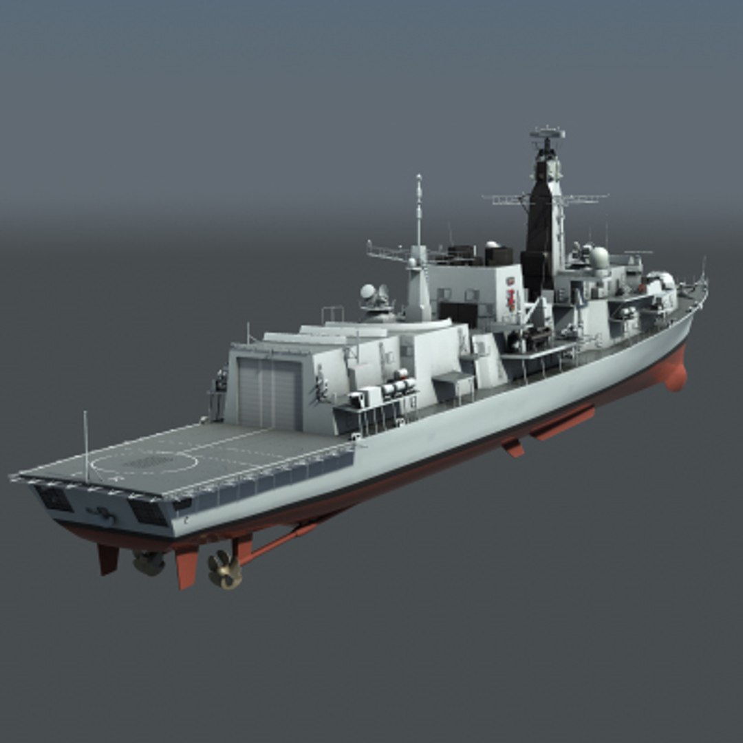 Type 23 - Ships 3d Model