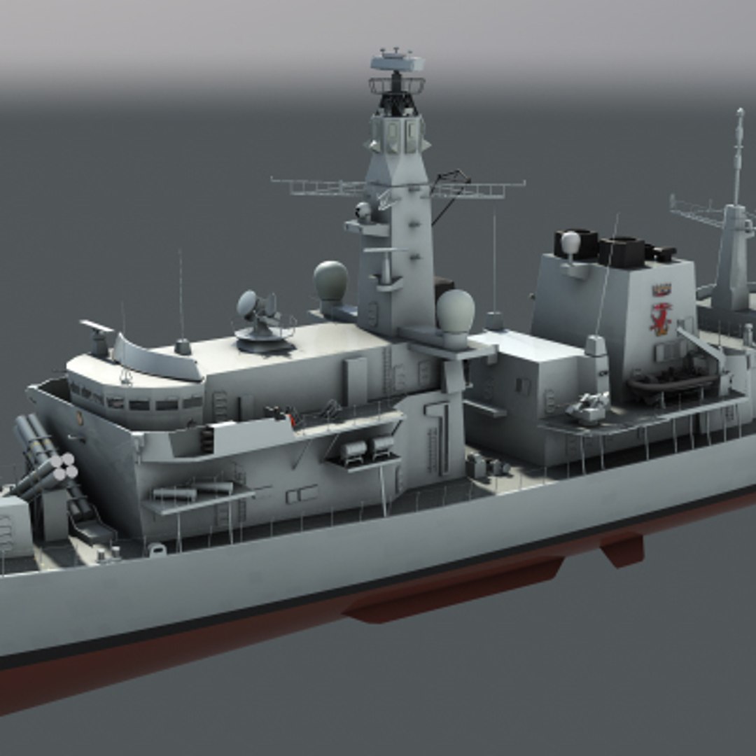 Type 23 - Ships 3d Model
