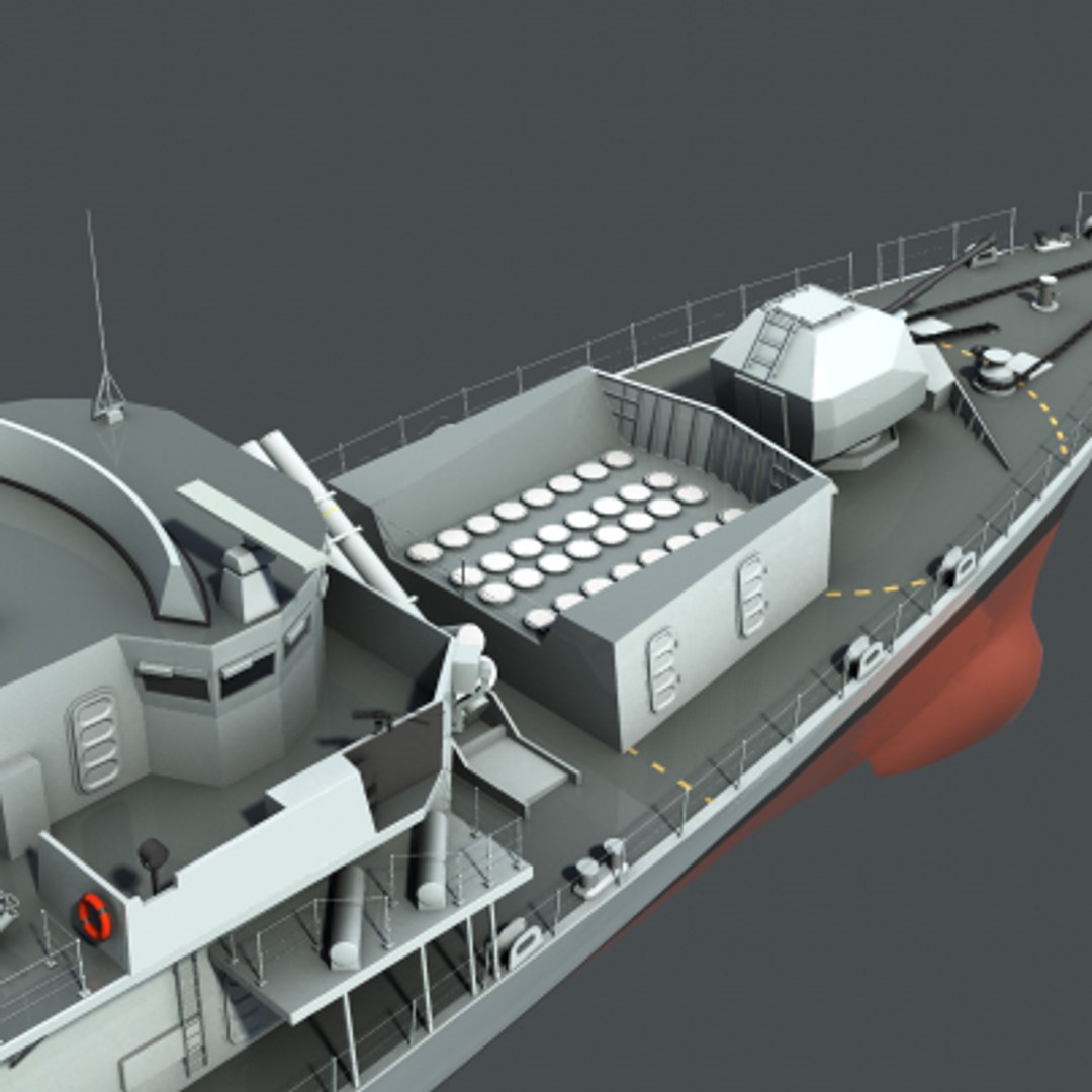 Type 23 - Ships 3d Model