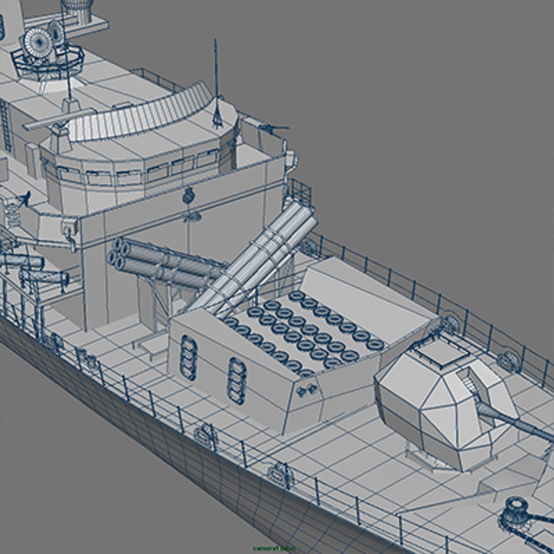 Type 23 - Ships 3d Model