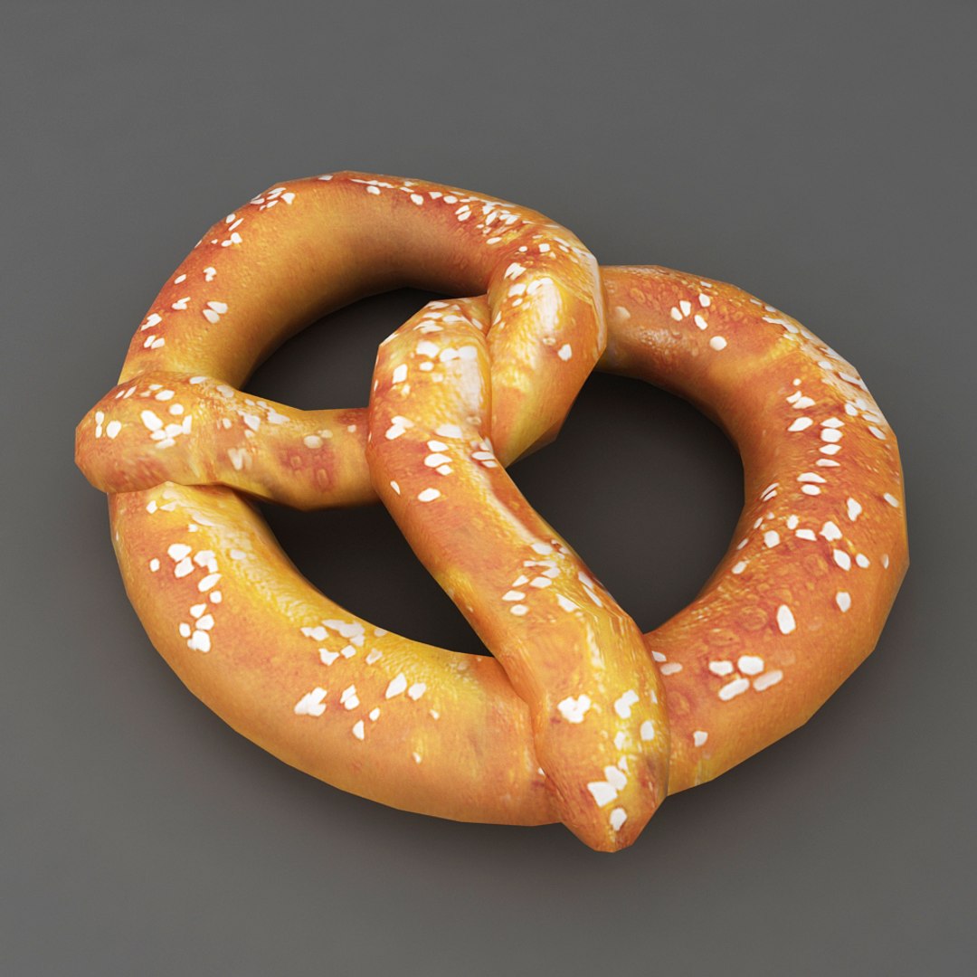Food soft pretzel 3D model - TurboSquid 1575381