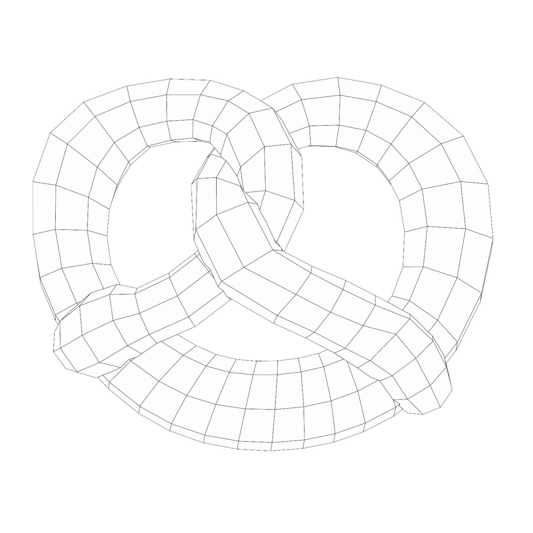 Food soft pretzel 3D model - TurboSquid 1575381