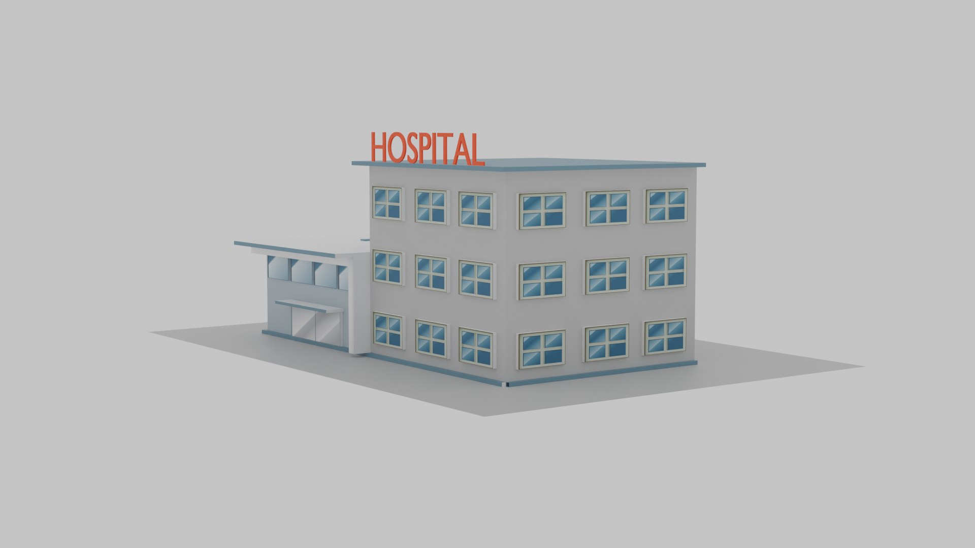 Hospital 3D Model - TurboSquid 2132180