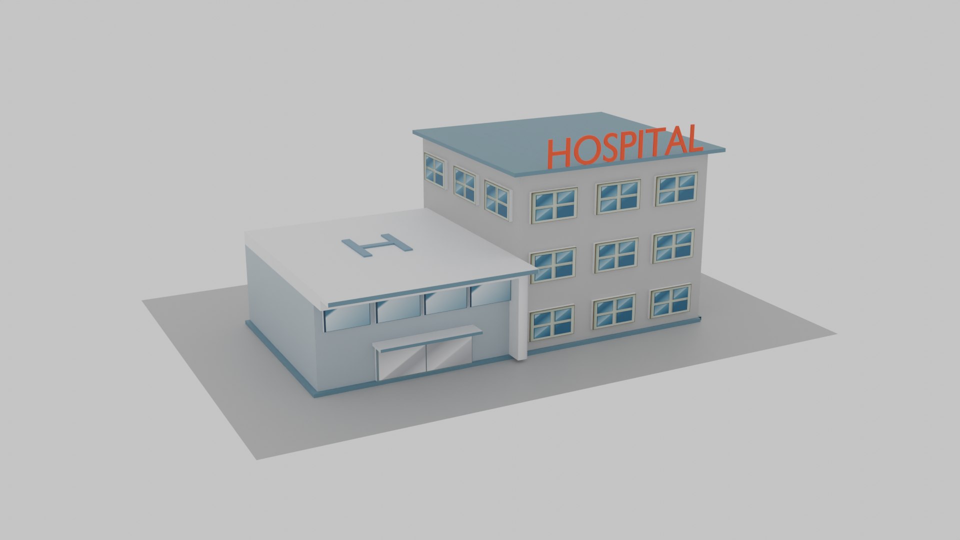 Hospital 3D Model - TurboSquid 2132180