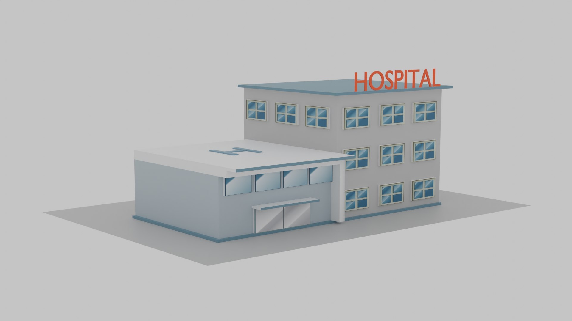Hospital 3D Model - TurboSquid 2132180