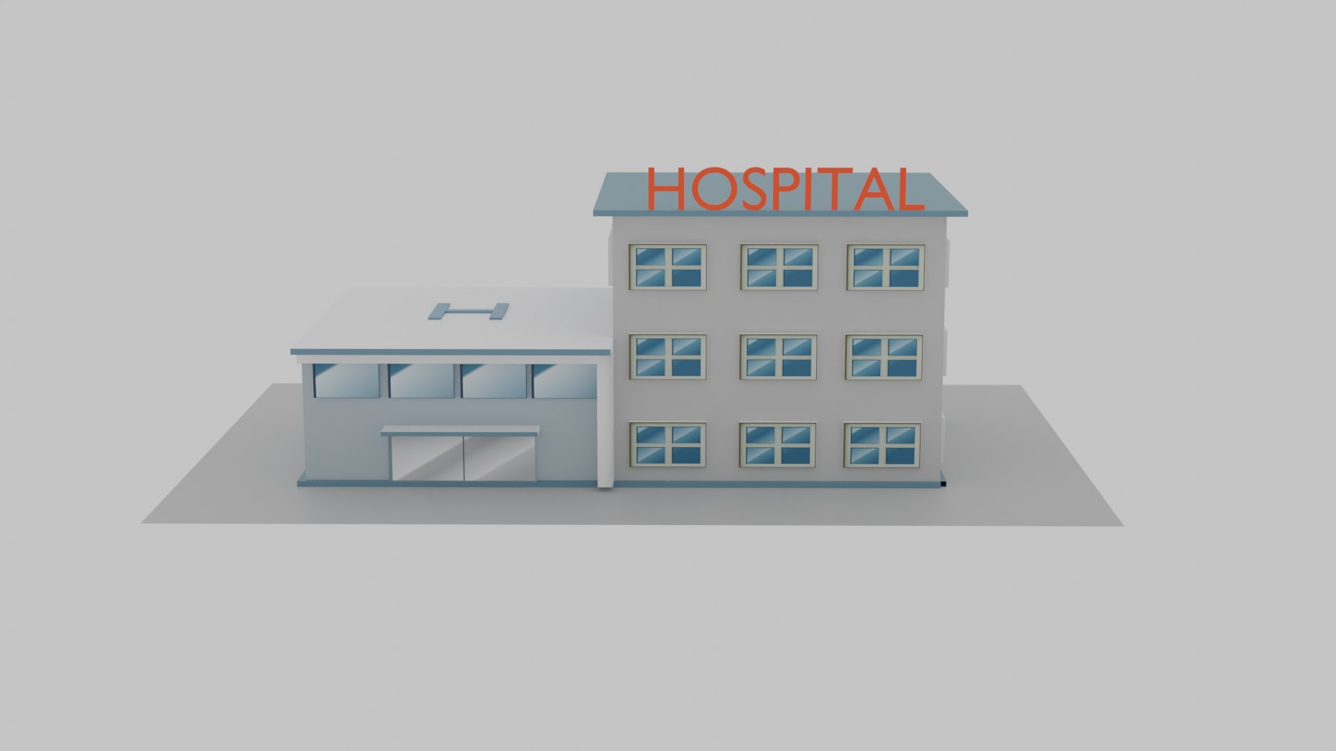 Hospital 3D Model - TurboSquid 2132180