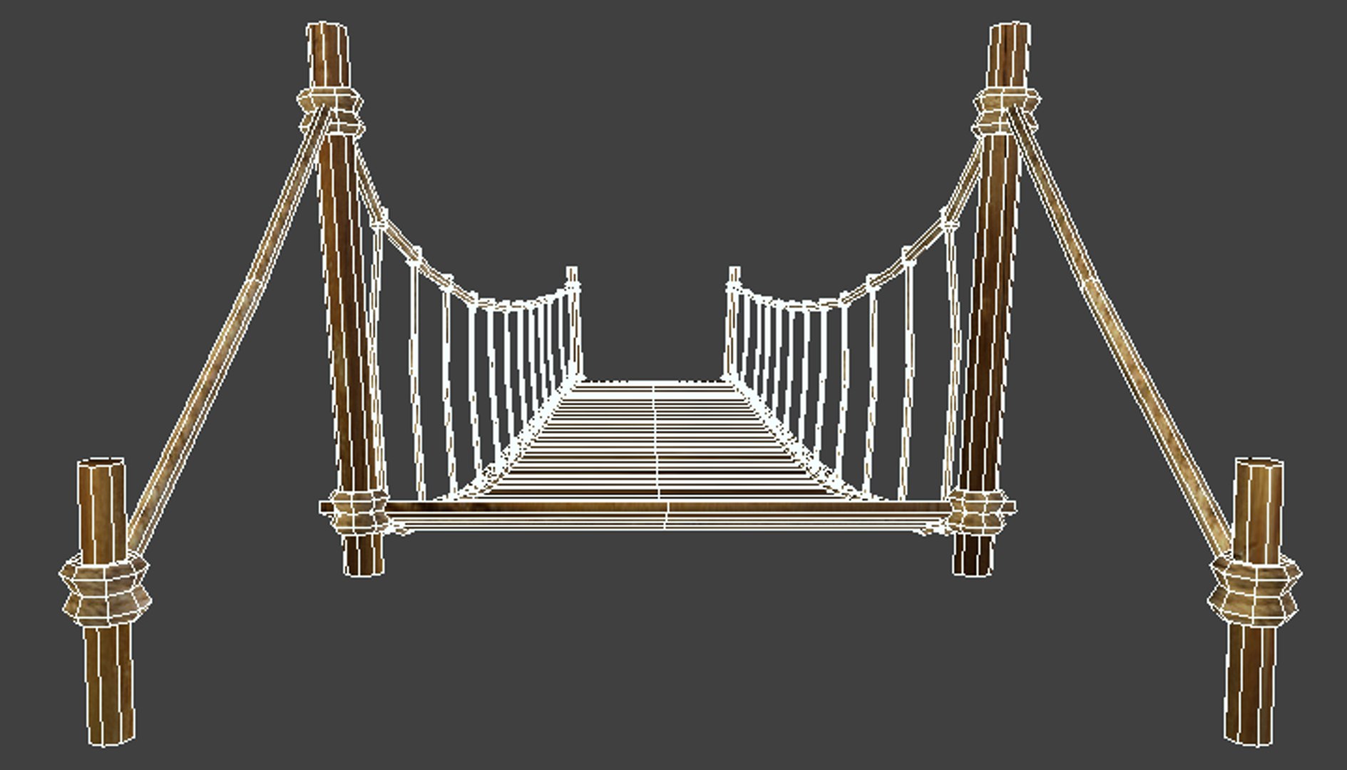 3d Model Of Rope Bridge