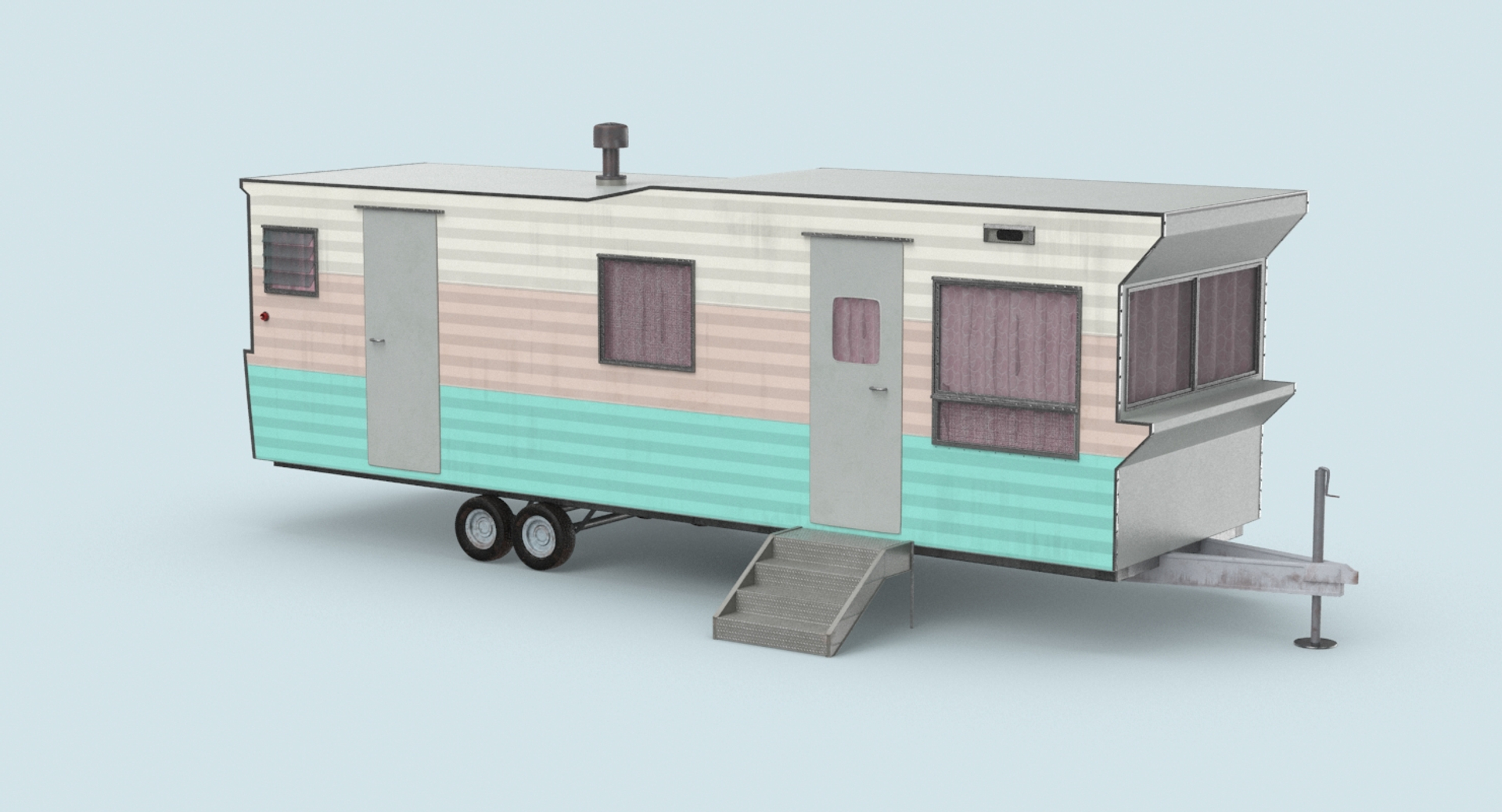 Trailer-home---stem 3D model - TurboSquid 1214860