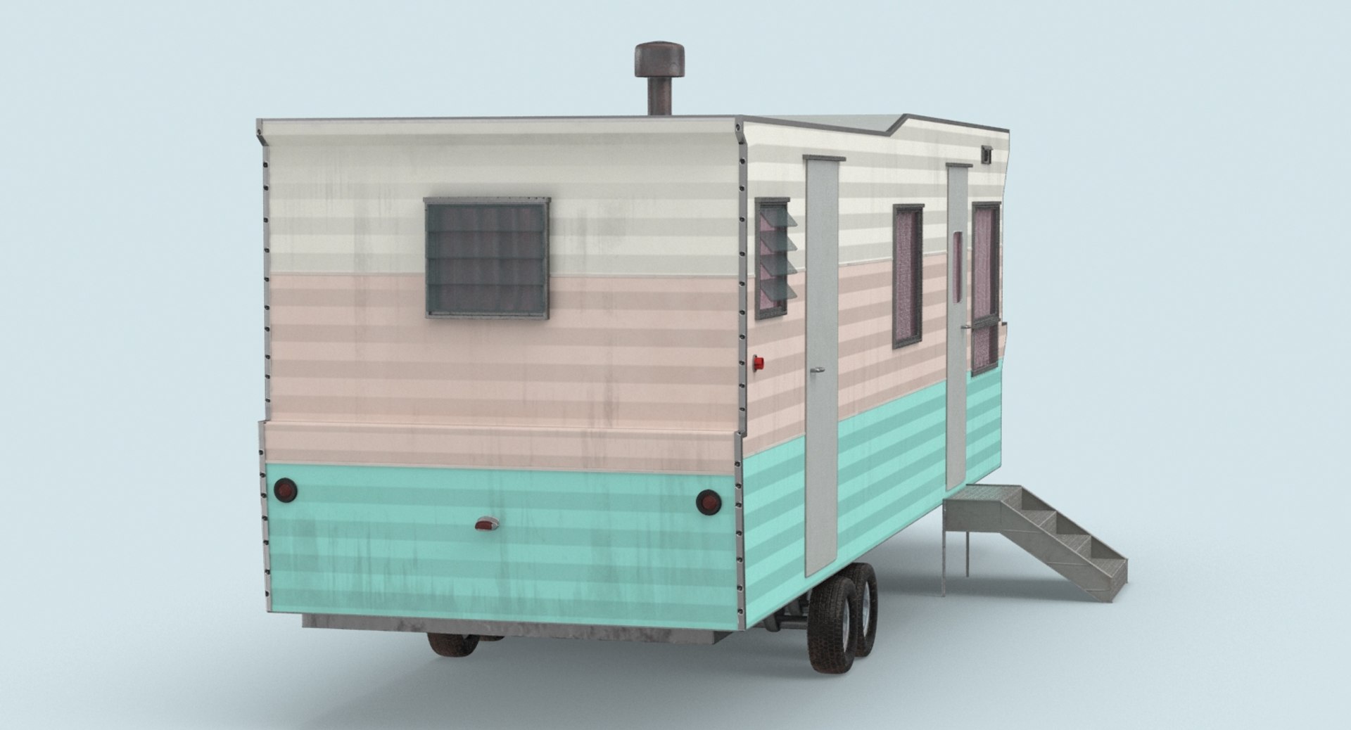 Trailer-home---stem 3D model - TurboSquid 1214860