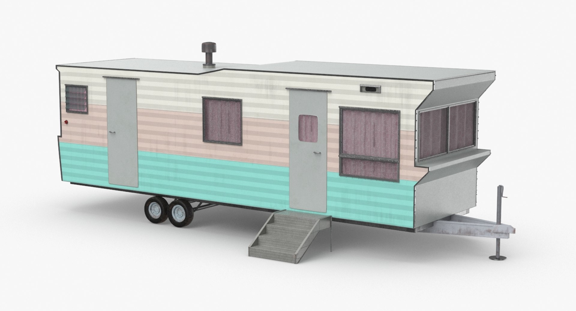 Trailer-home---stem 3D model - TurboSquid 1214860
