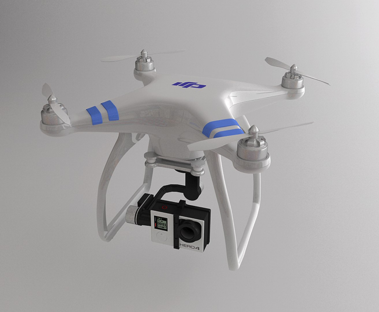 3d Dji Drone Model