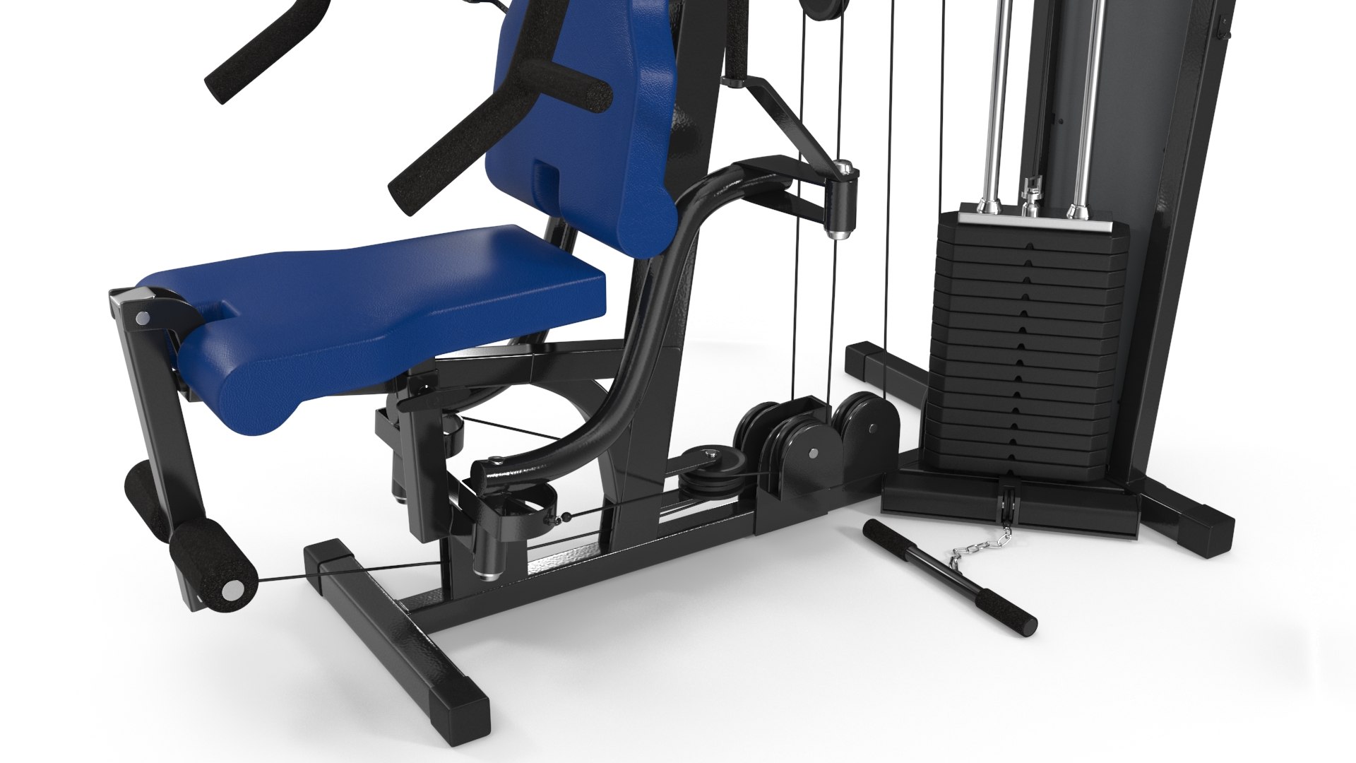 3D multi gym exercise equipment model - TurboSquid 1545706