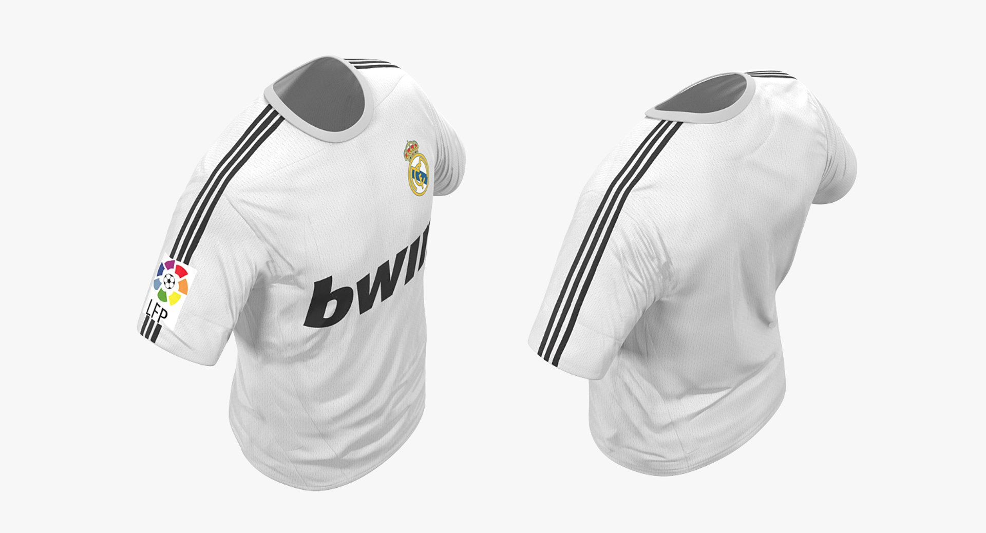 Soccer T-shirt Real Madrid 3D Model - TurboSquid 1304841