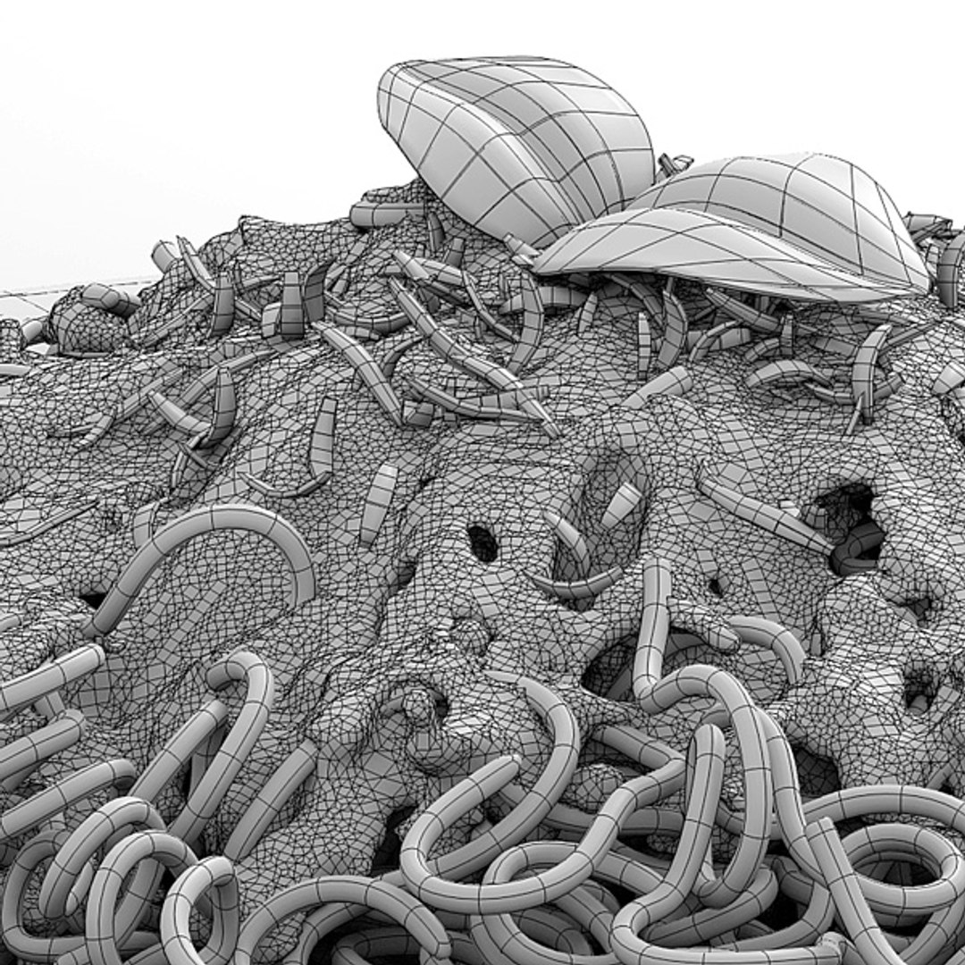 Spaghetti Plate 3d Obj