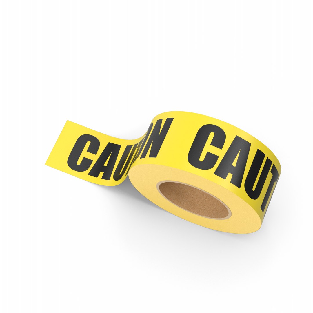 3D Model Caution Tape - TurboSquid 2274692
