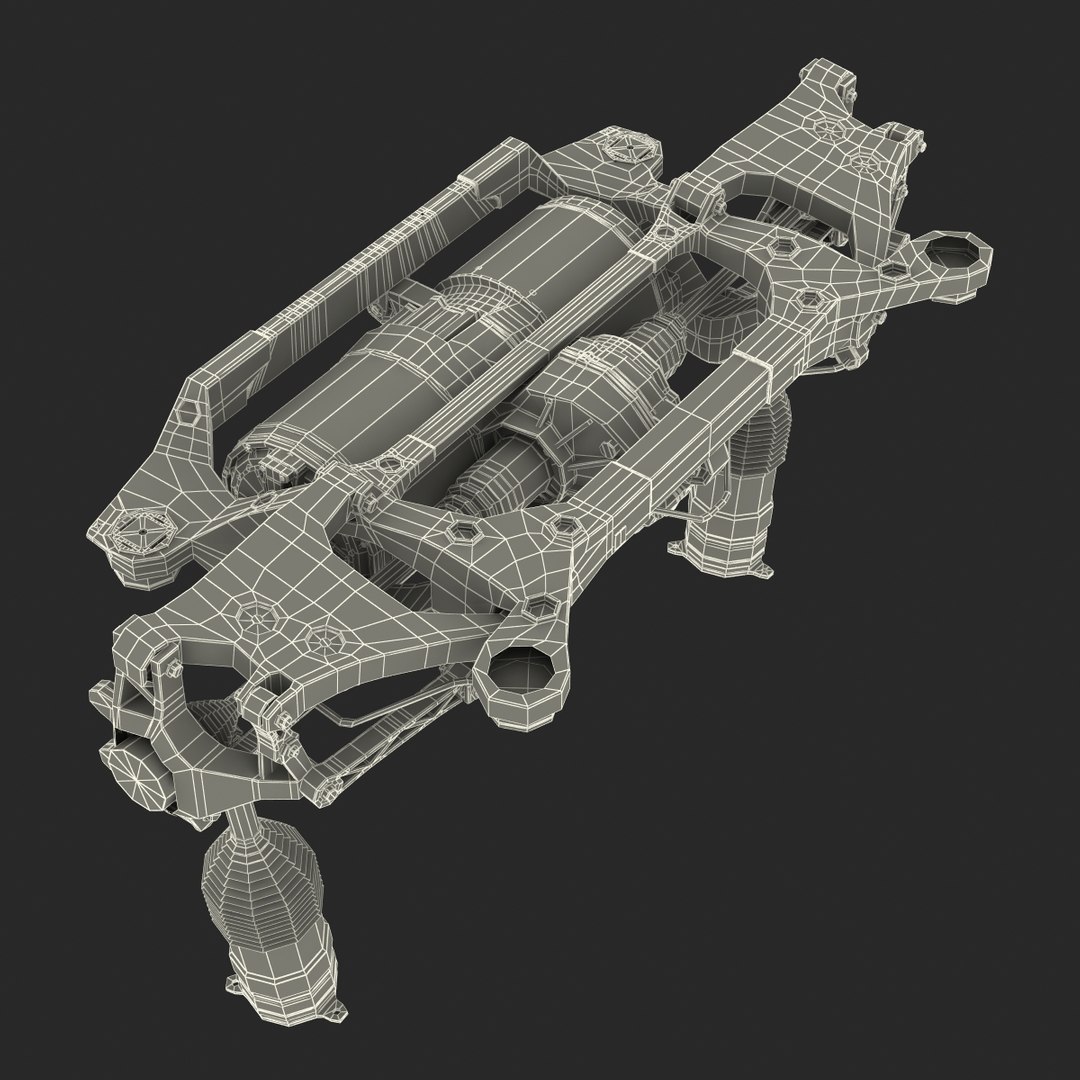 3d tesla s axle 2 model