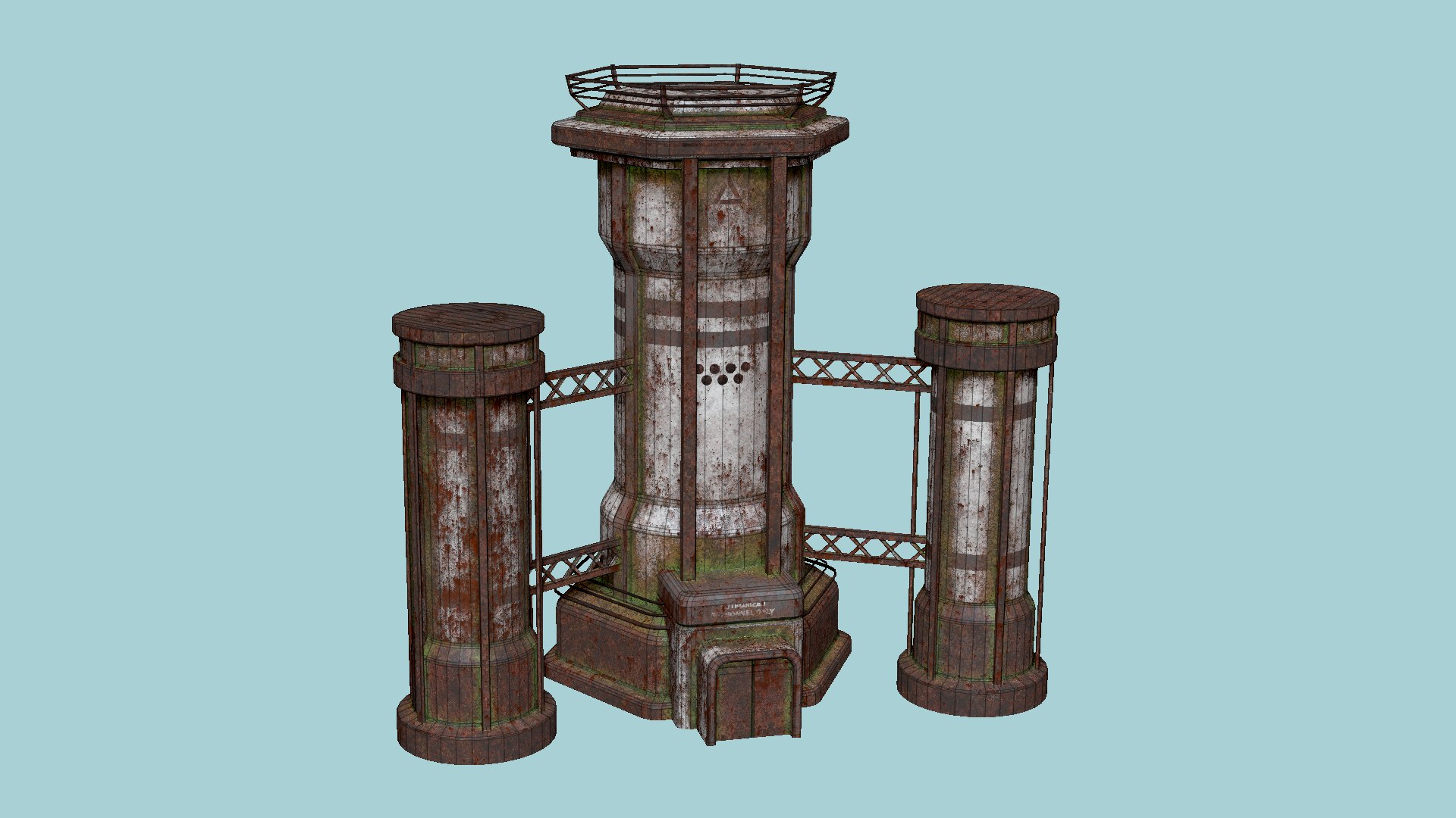 SciFi Facility A10 Abandoned - Sci Fi Exterior Design 3D Model ...