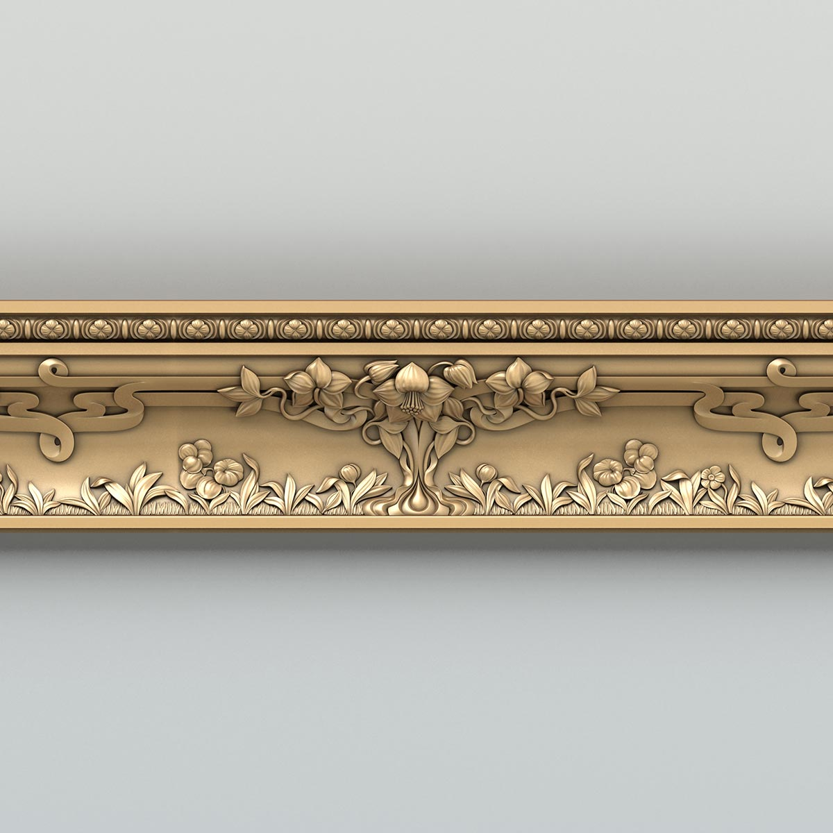 3d model decorative molding
