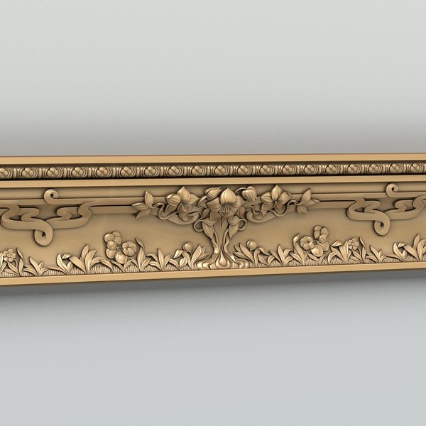 3d model decorative molding