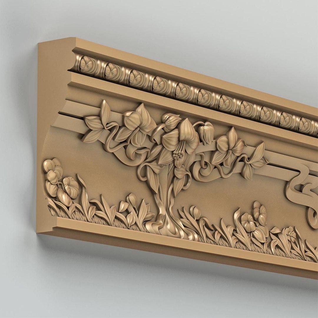 3d model decorative molding