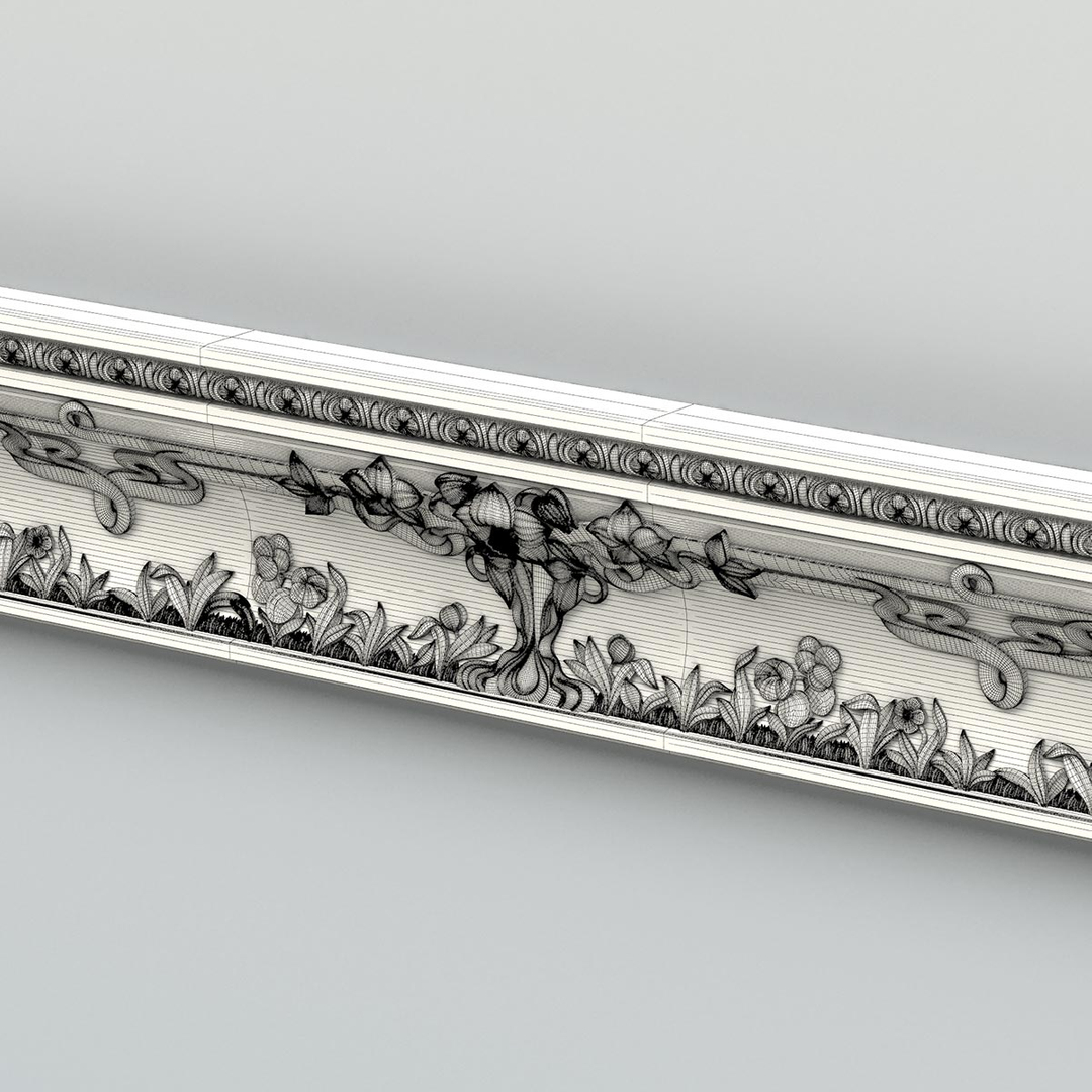 3d model decorative molding