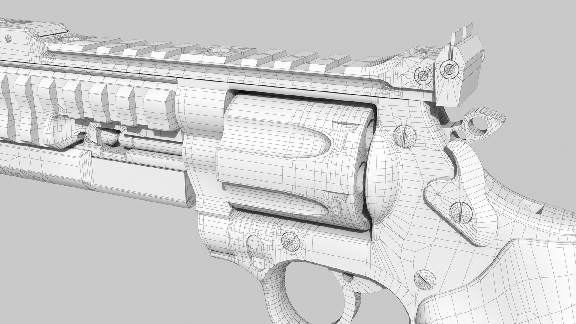 3D Magnum Revolver Model - TurboSquid 1701763