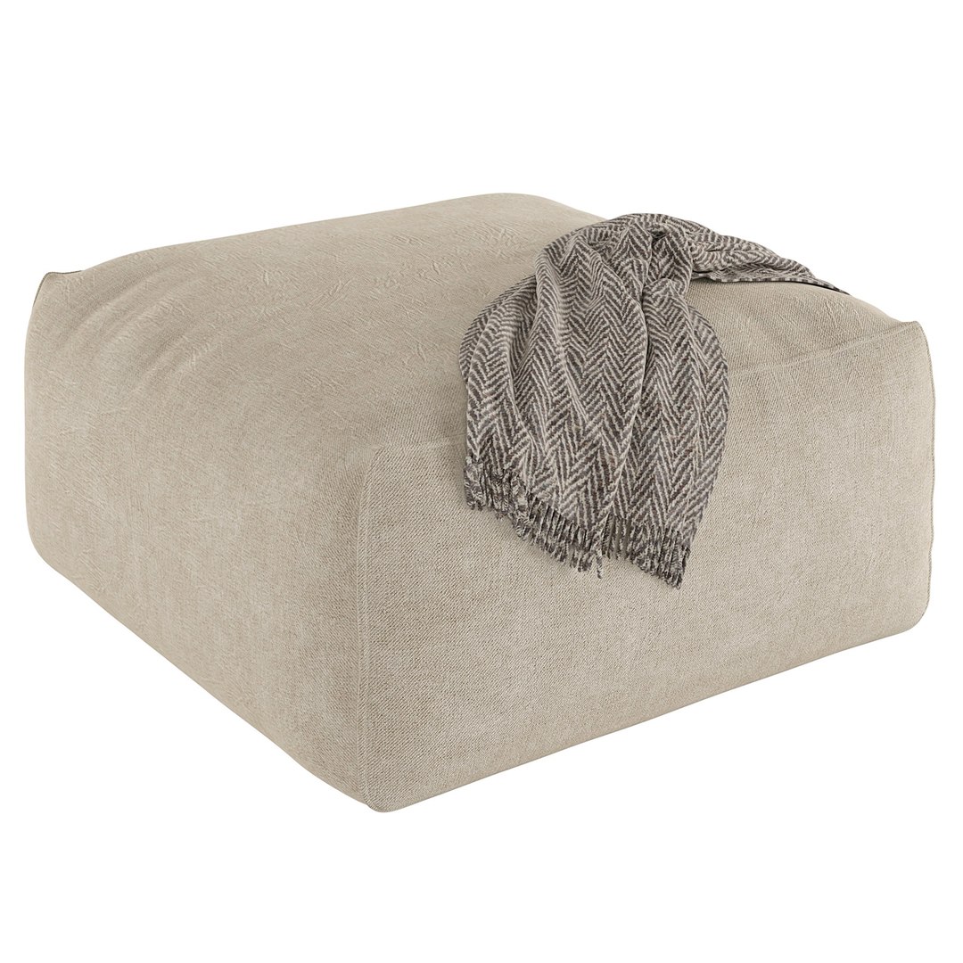 3D Pouf Cube Soft Model - TurboSquid 1947645