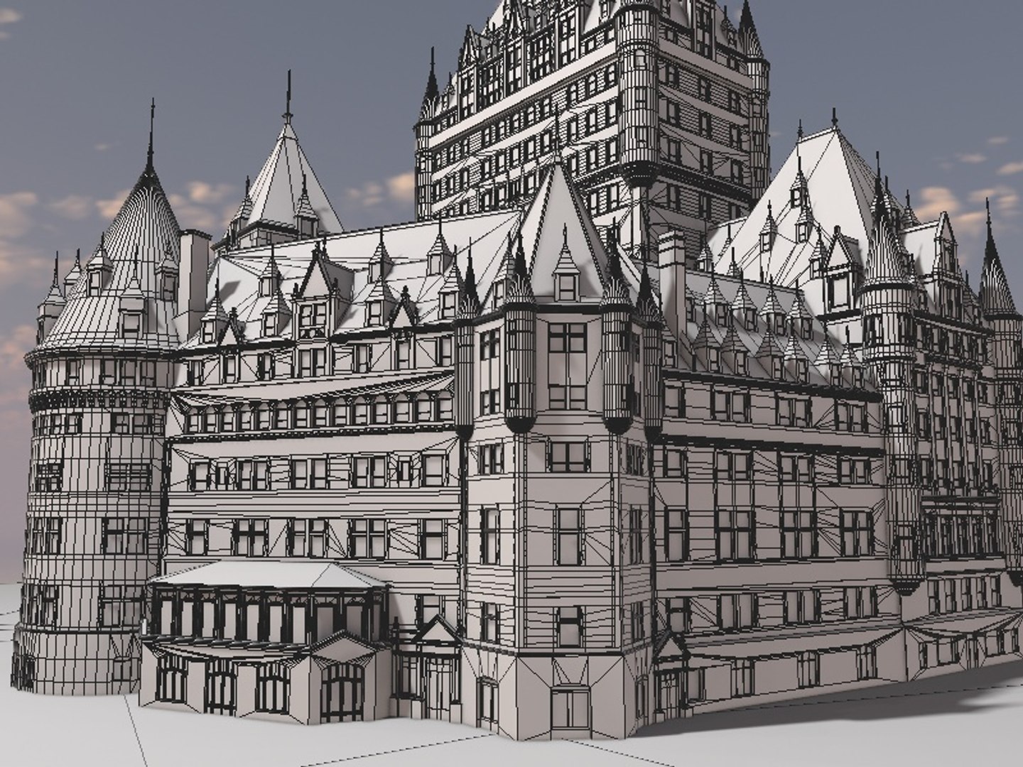 3d Model Frontenac Fairmont Le