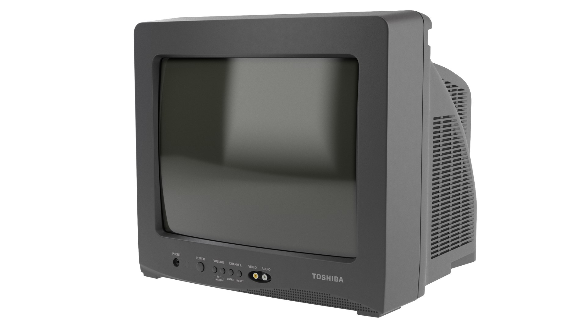 Retro CRT TV 3D Model - TurboSquid 2387222