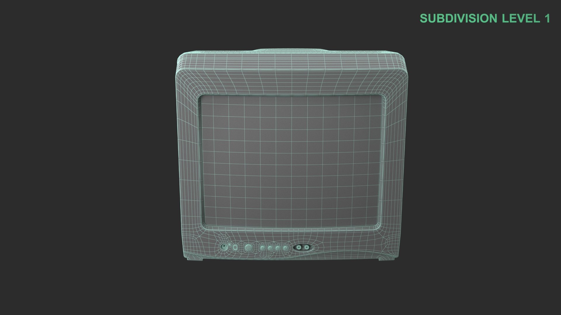 Retro CRT TV 3D Model - TurboSquid 2387222