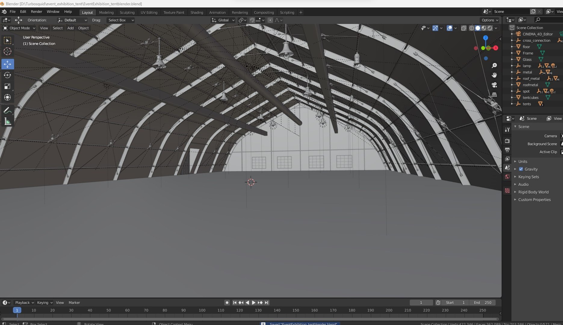 3D Model Event Exhibition Tent - TurboSquid 2104144