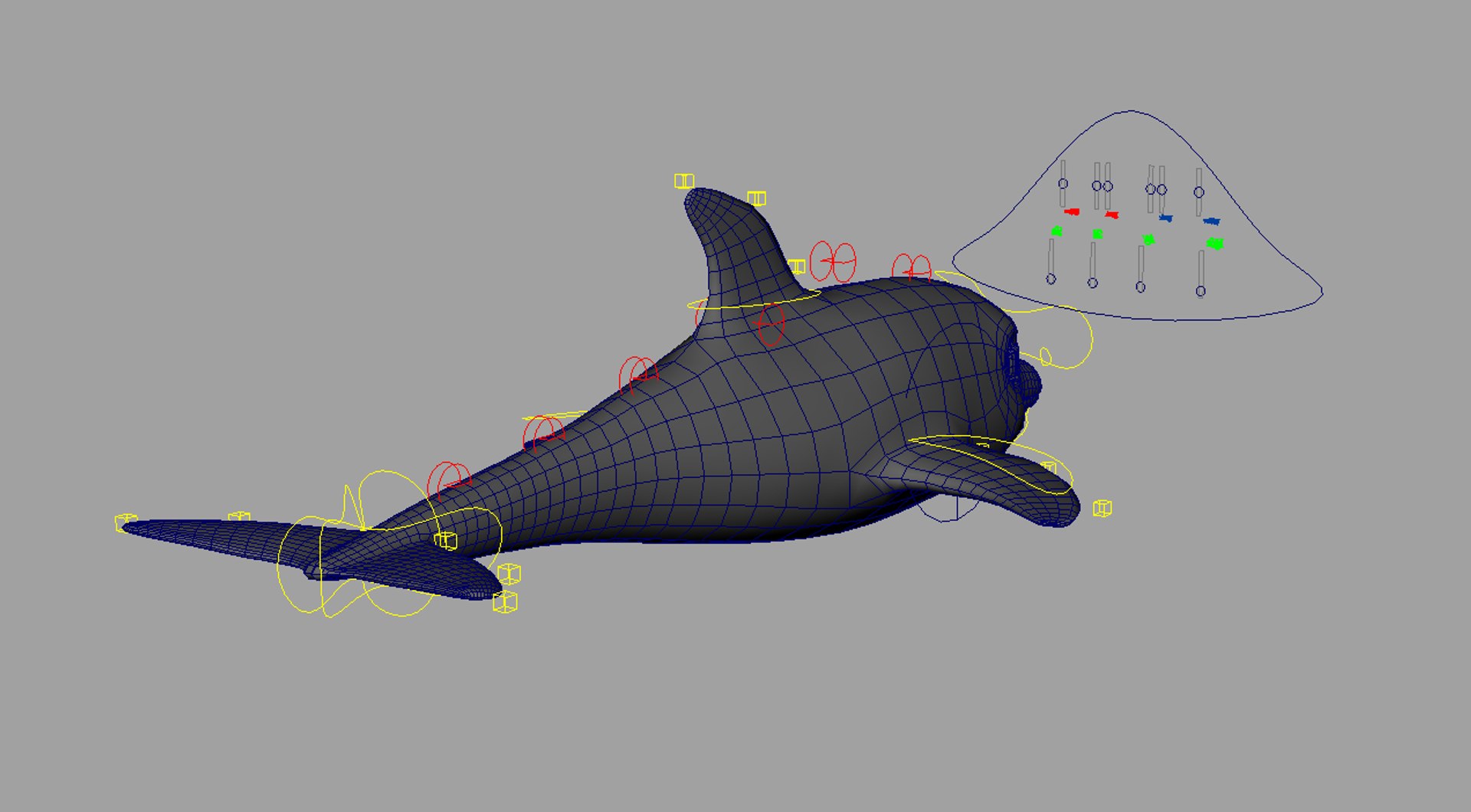 3D Rig Dolphin - TurboSquid 1396066