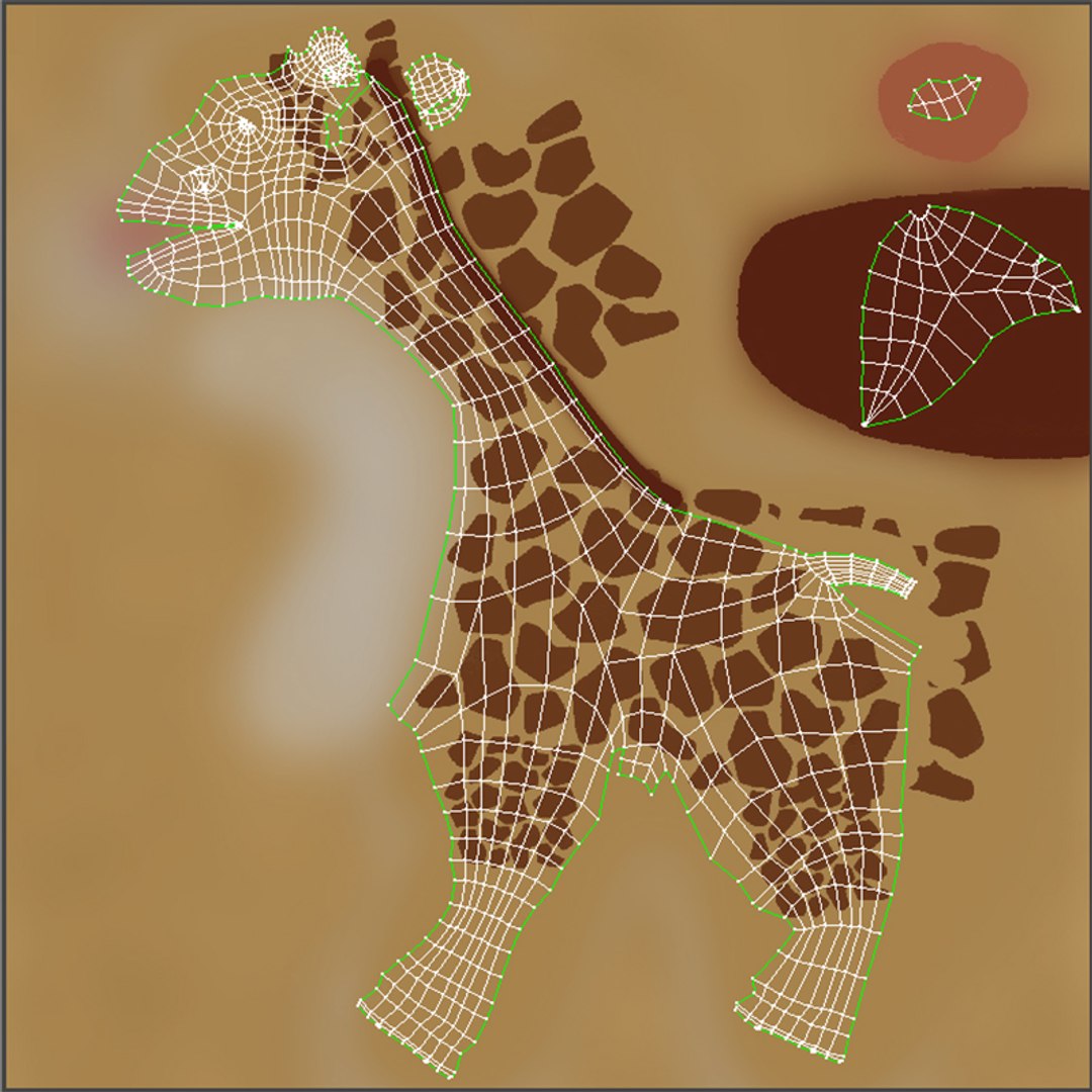 Giraffe 3D model - TurboSquid 2165413