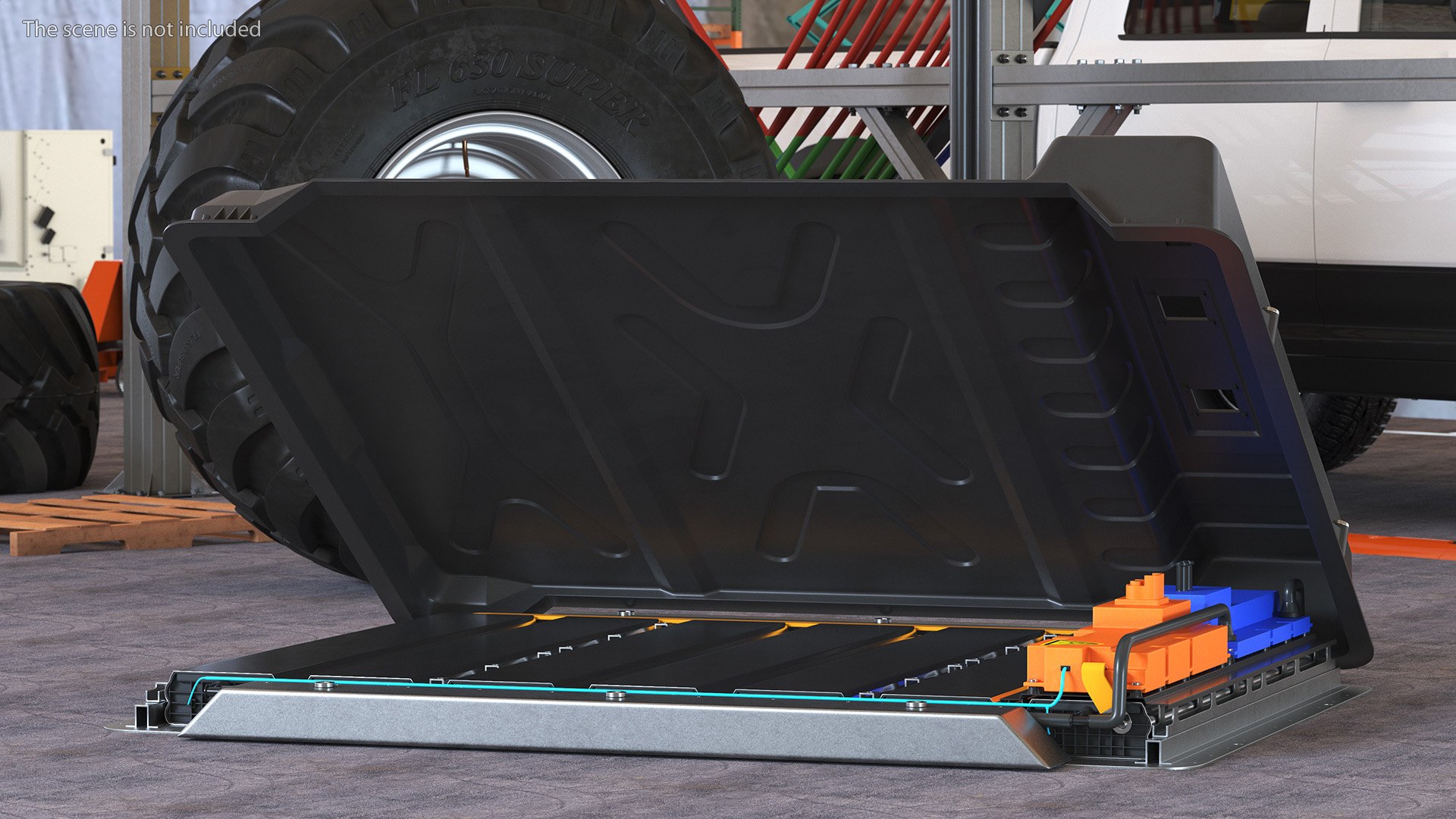 3D Electric Car Battery Open Model - TurboSquid 2086673