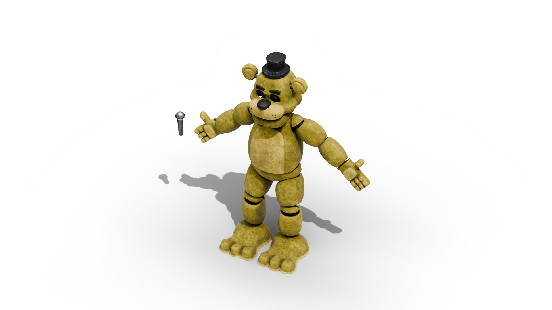 3D Model Golden Freddy - FNaF1 - TurboSquid 2504688