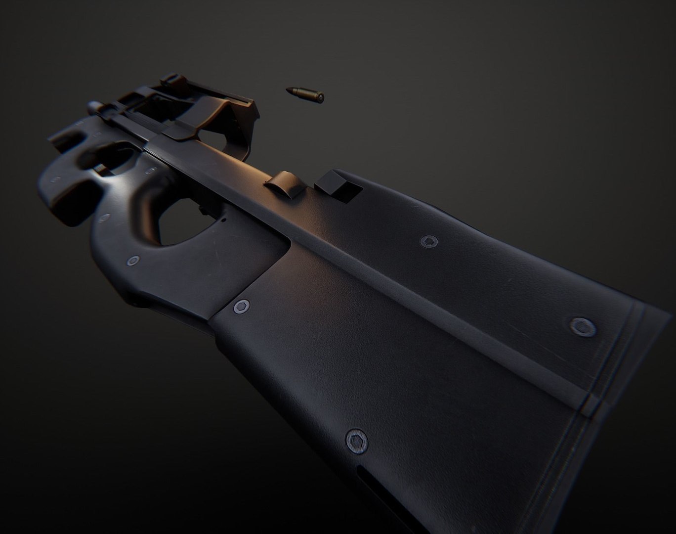 3D Model P90 AAA Game Ready PBR Low-poly 3D Model - TurboSquid 2008301