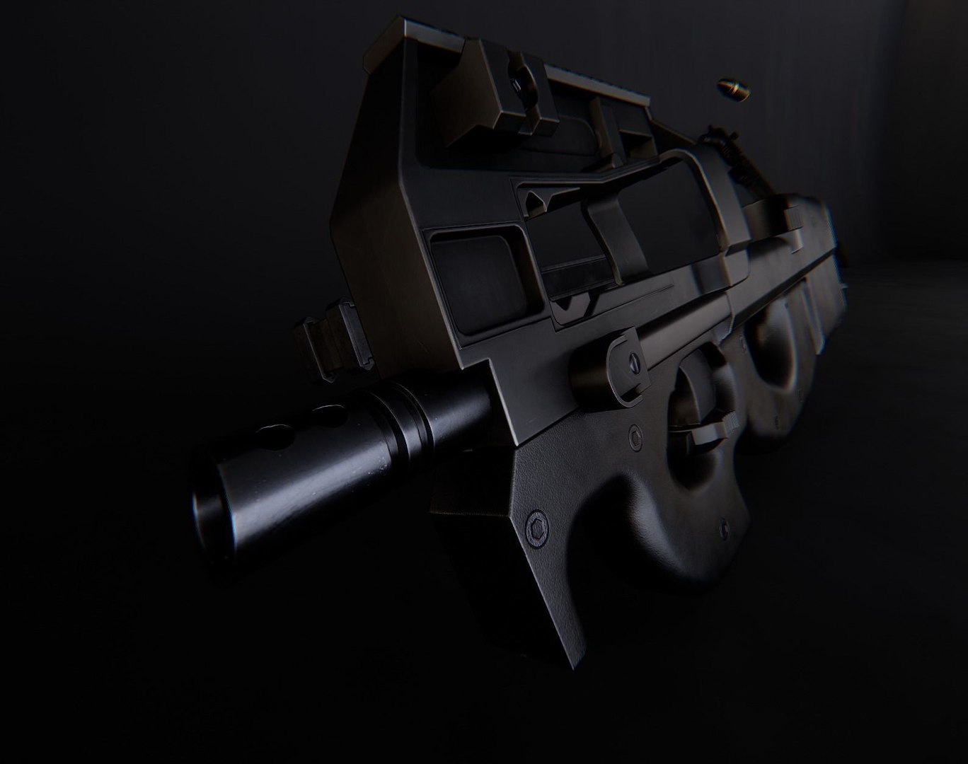 3D Model P90 AAA Game Ready PBR Low-poly 3D Model - TurboSquid 2008301