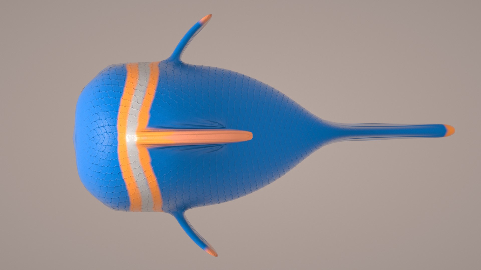 3D model fish blue - TurboSquid 1548469