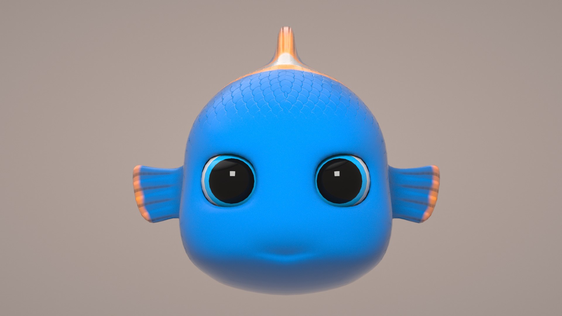 3D model fish blue - TurboSquid 1548469