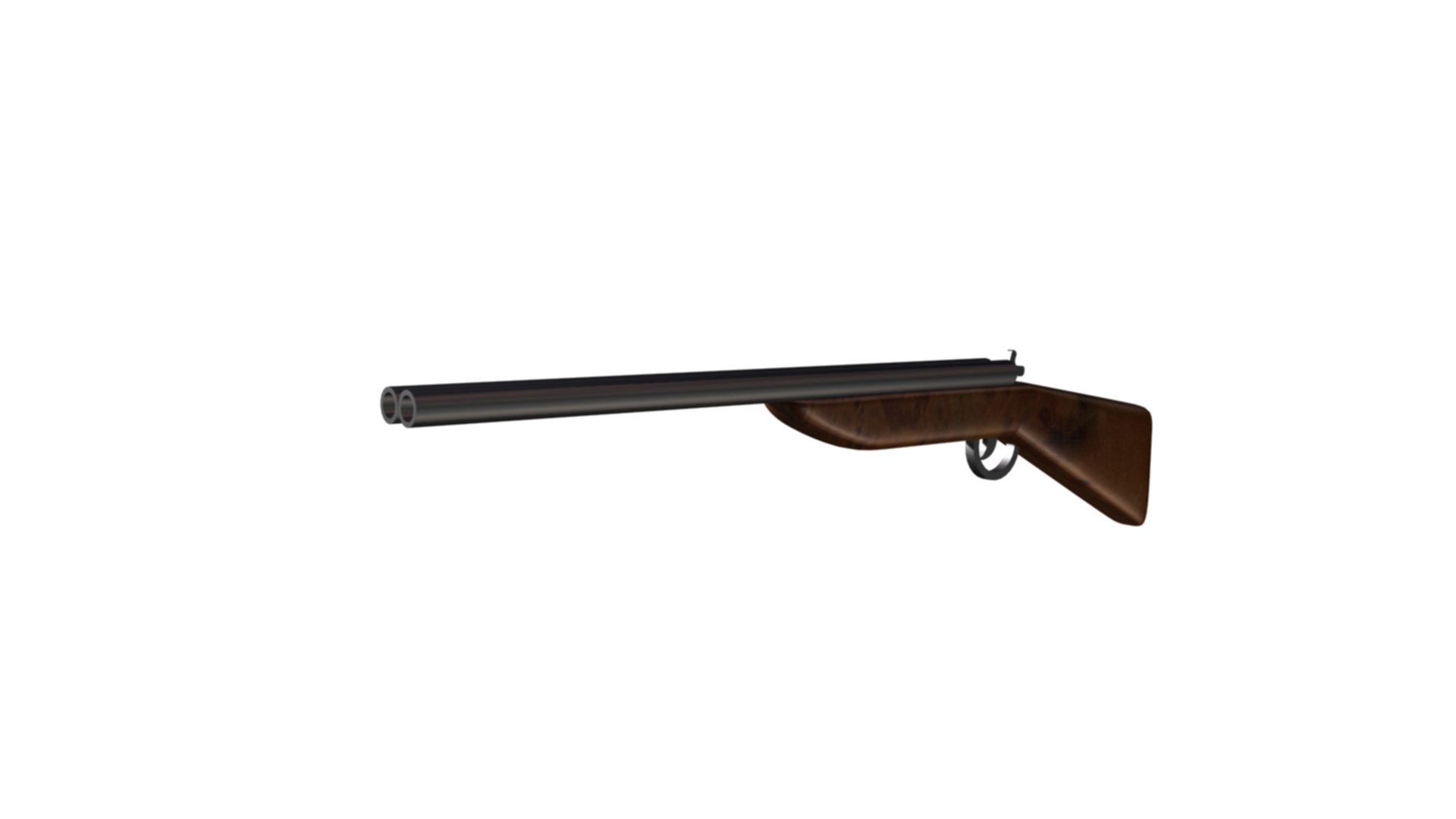 Double Barrel Gun 3D - TurboSquid 2058767